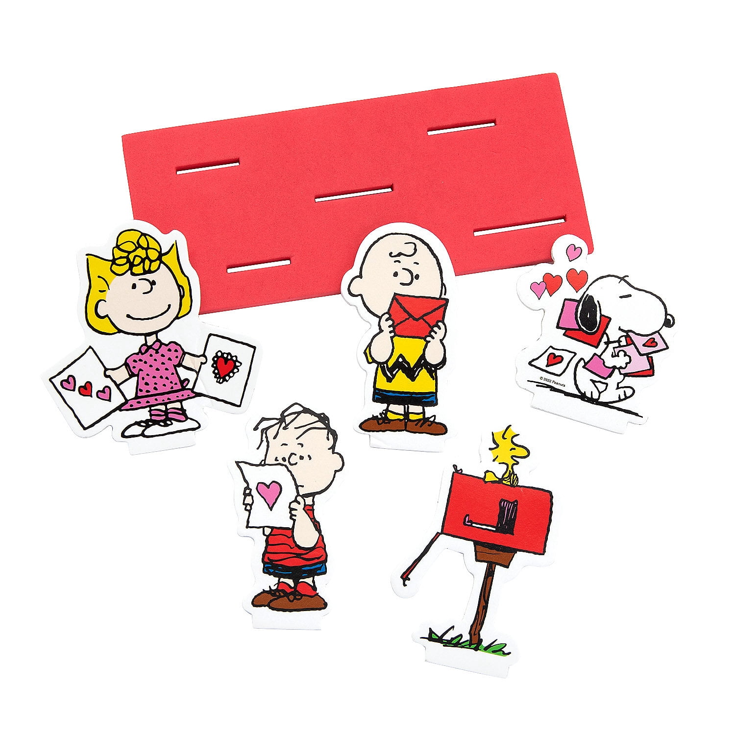 3D Peanuts® Valentine Mail Delivery Craft Kit – Makes 12 - Walmart.com