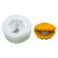 3D Pearl for Shell Silicone Mold for Candle Making DIY Handmade Soap ...