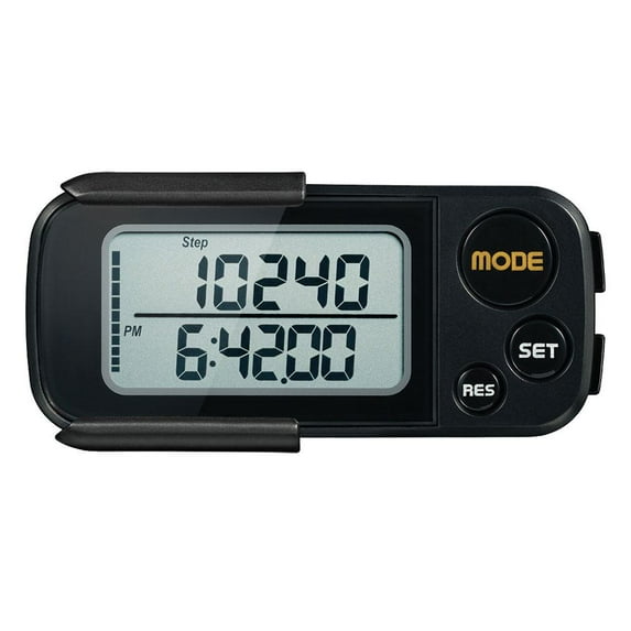 3D Pedometer with Clip for Walking - ABS Material, Multiple Functions ...