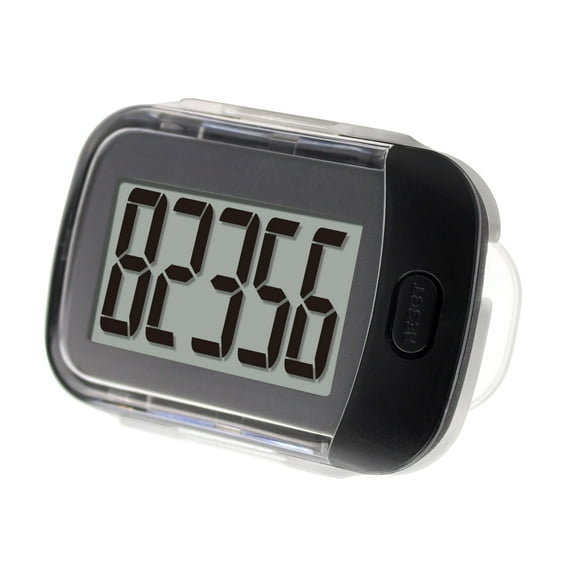 3D Walking Pedometer with Large Digital Display and Removable Clip ...