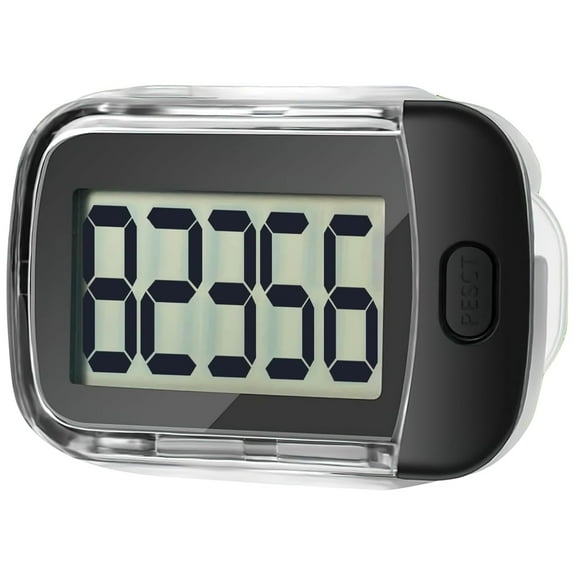 GJX Sport Walking 3D Pedometer with Clip and Strap,Accurate Step ...