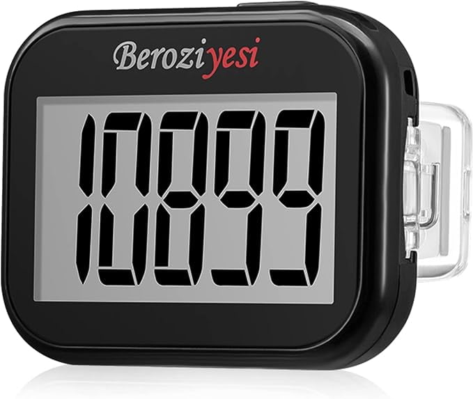 3d Pedometer For Walking Simple Step Counter For Walking With Removable Clip And Lanyard