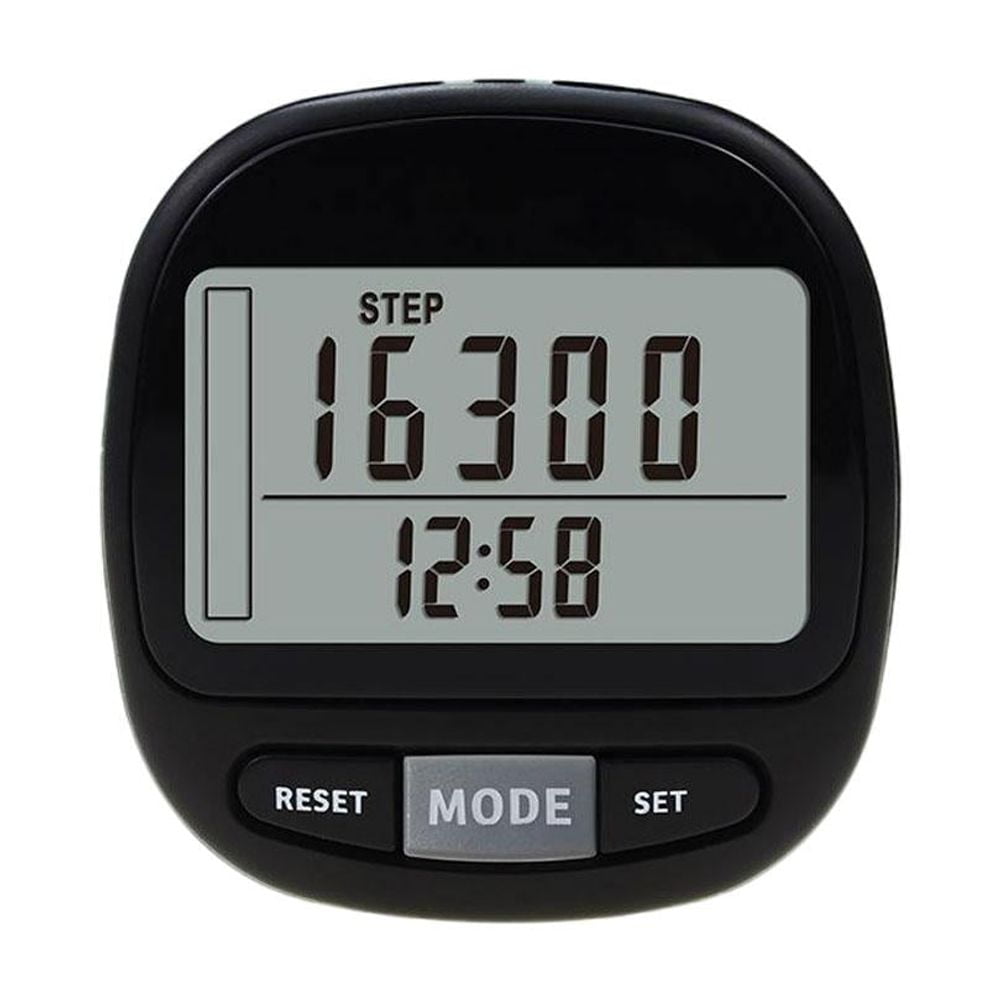 3D Pedometer for Walking - No Bluetooth Large Screen Step Counter with ...