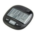 3D Pedometer with Clip and Strap, Walking Distance Miles, Calorie ...