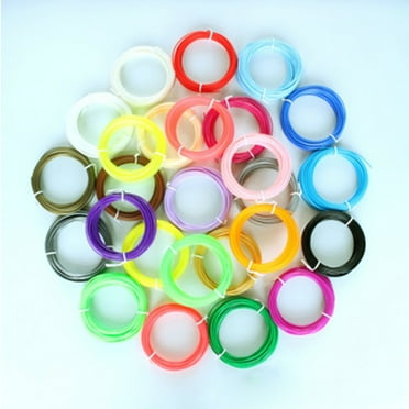 20 Colors 3D Pen PLA Filament Refills, 10 Feet Each Color, Total 200Ft ...