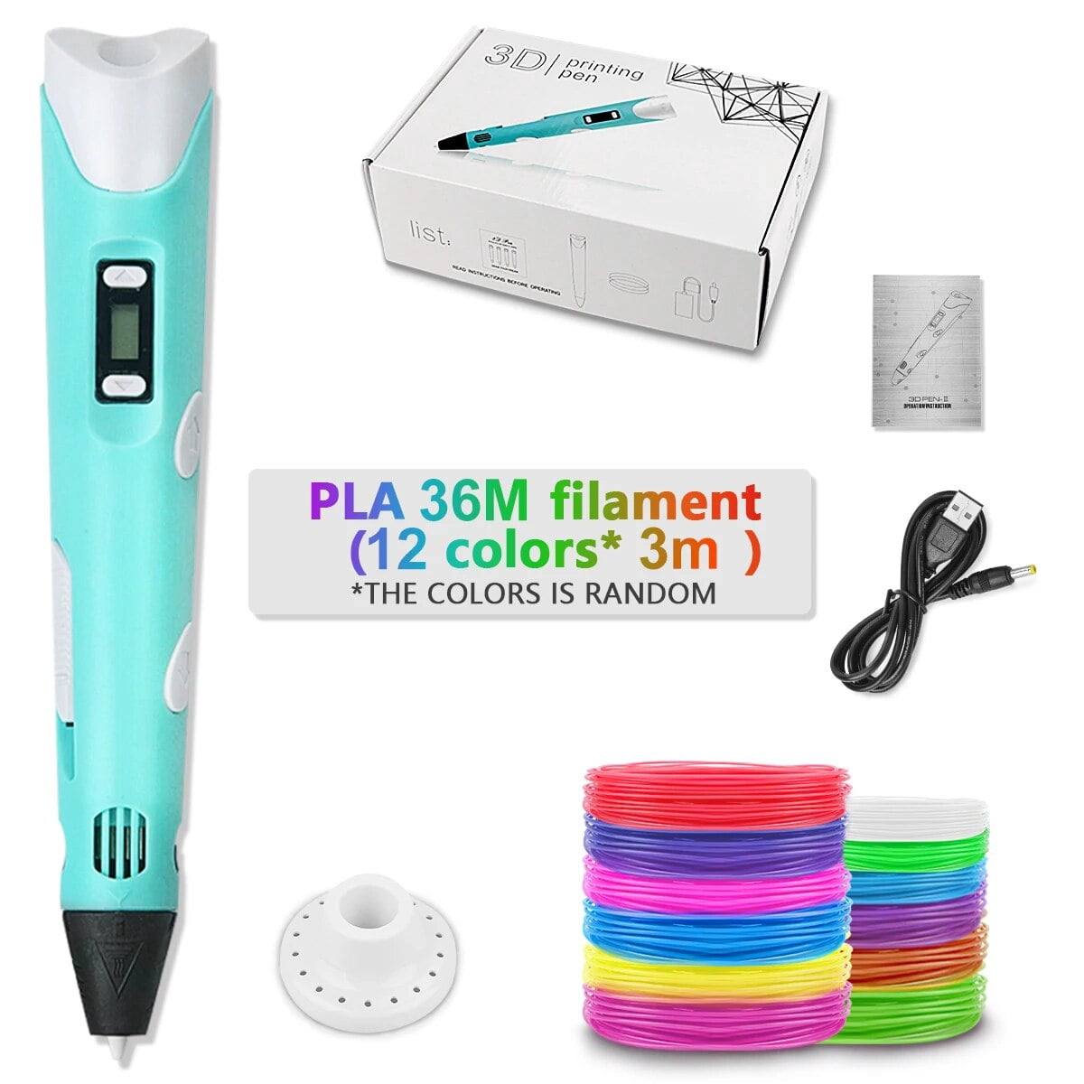 3D Pen For Children 3D Printing Drawing Pen DIY Funny Set for Kids ...