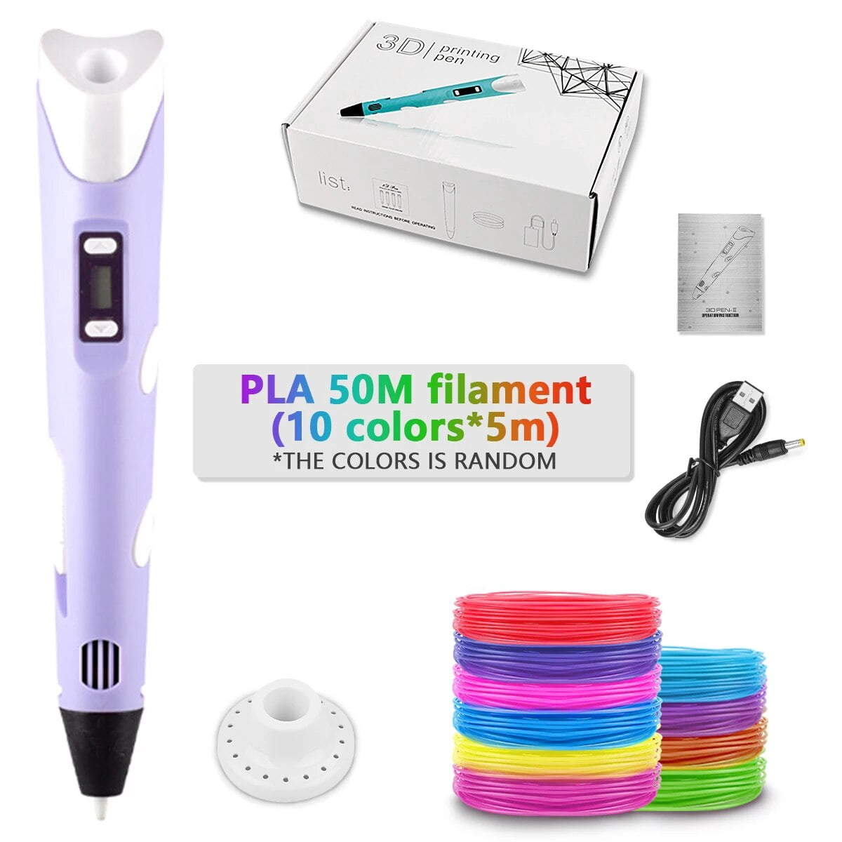 3D Pen For Children 3D Printing Drawing Pen DIY Funny Set for Kids ...