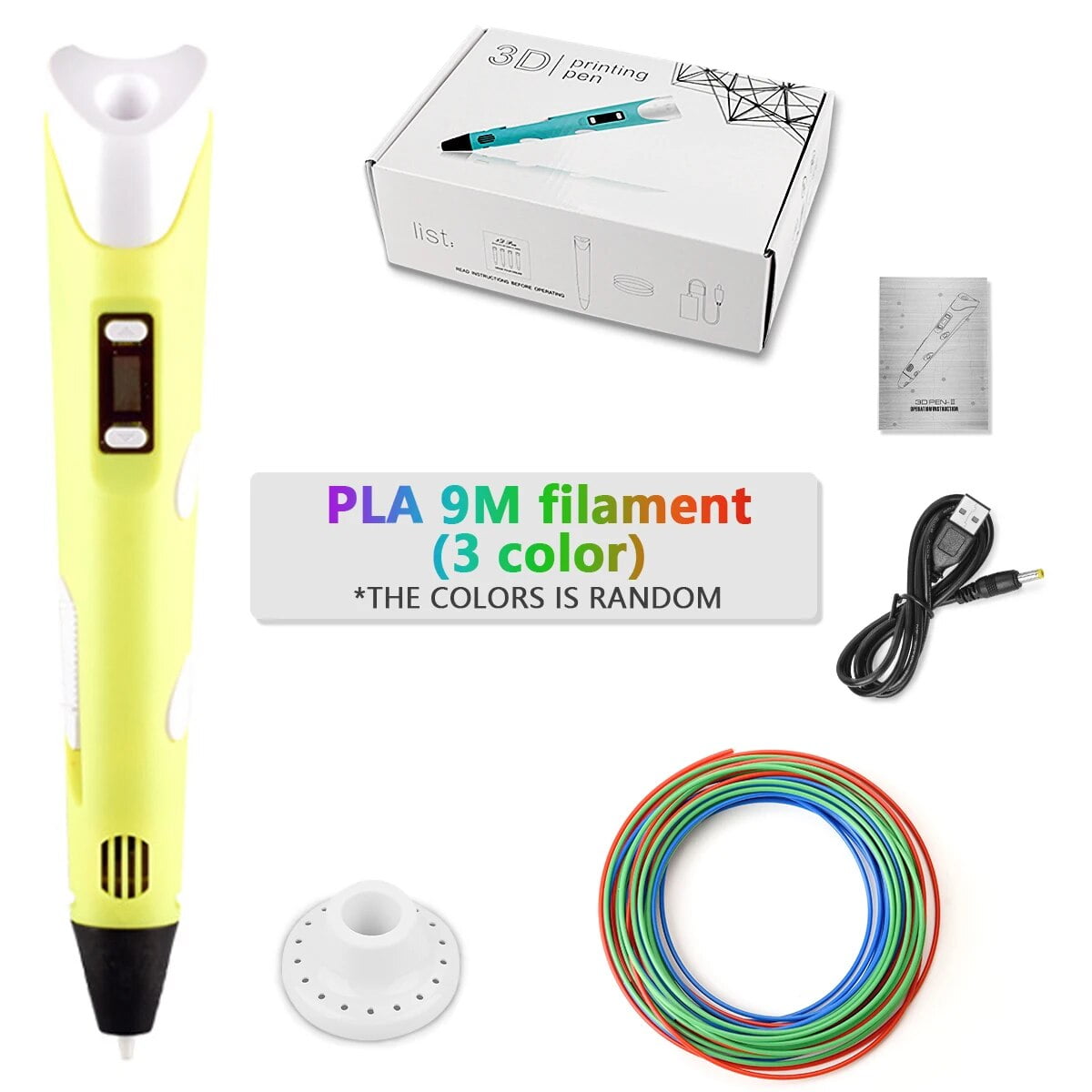 3D Pen For Children 3D Printing Drawing Pen DIY Funny Set for Kids ...
