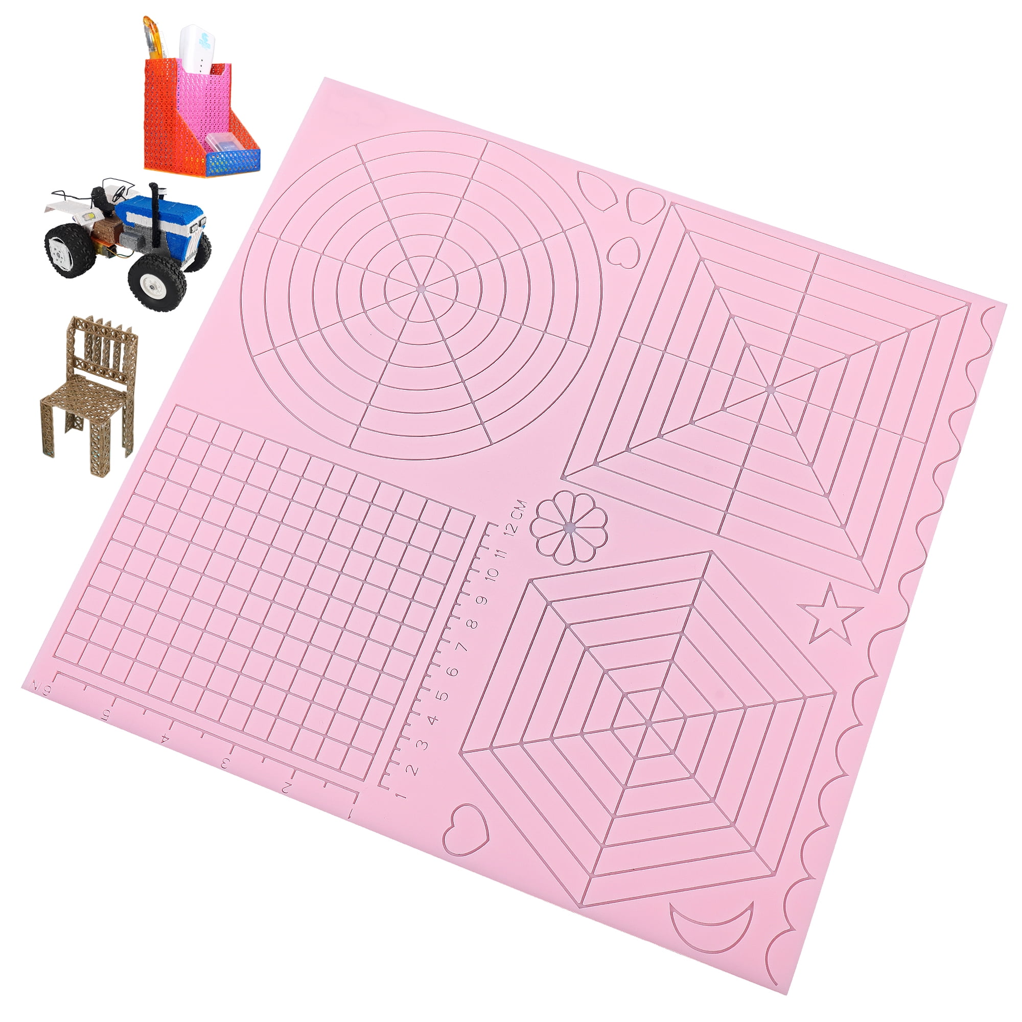 3D Pen Mat - 3D Printing Silicon Mat for Beginners, 12.2x11.4-inch ...