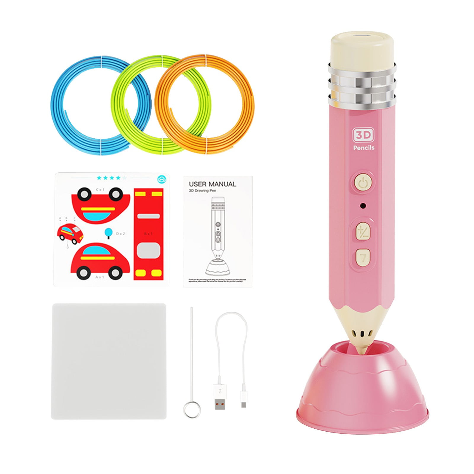 3D Pencil Children's Low - Temperature 3D Drawing Pen Tool, Charging ...