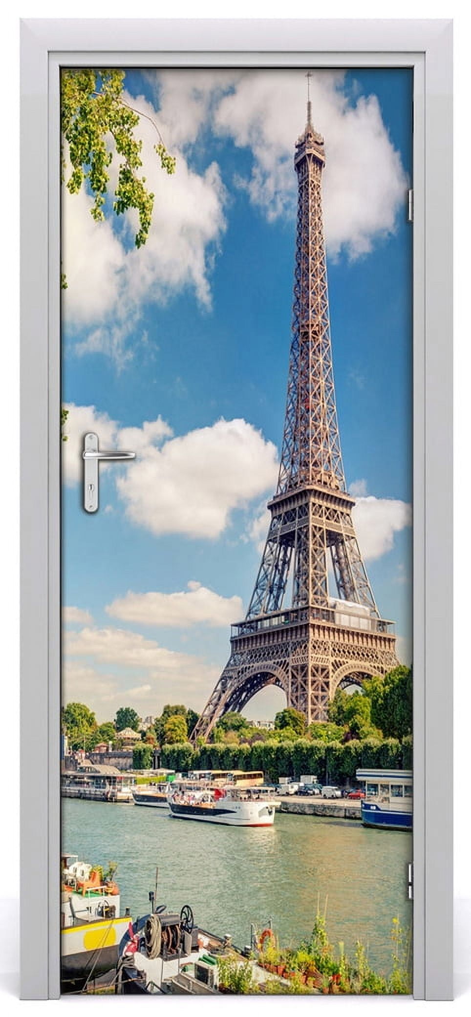 3D Photo Wallpaper For Door Sticker Self-adhesive DIY Poster Mural Home ...