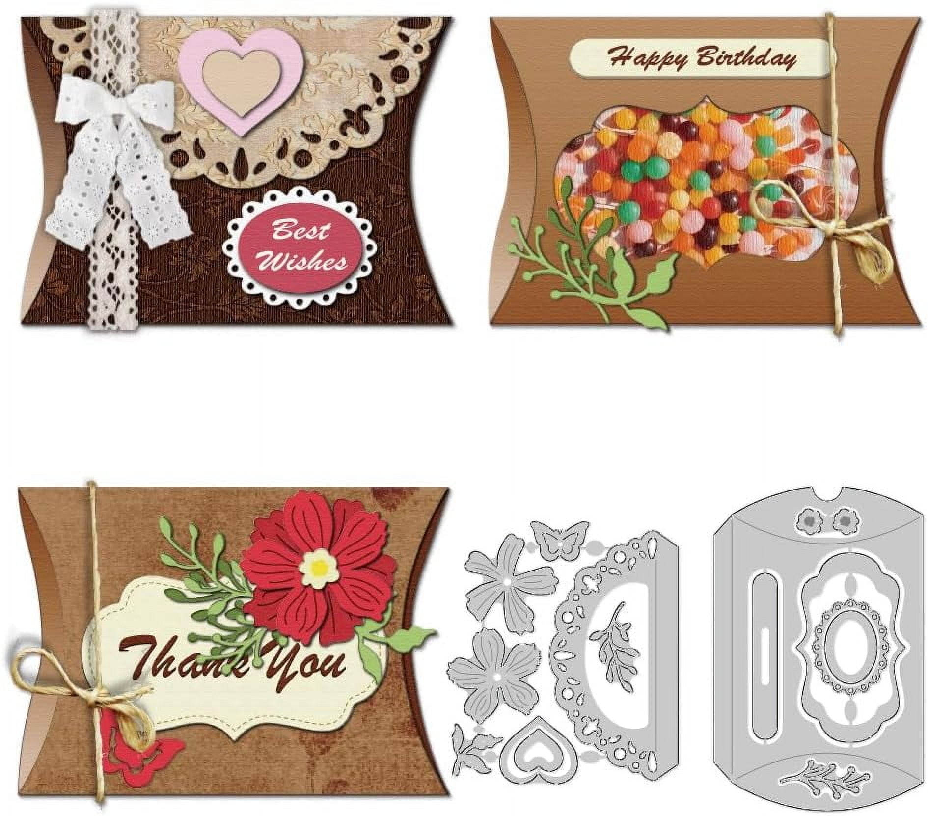3D Pillow Box Die Cuts Carbon Steel Gift Box Die Cuts Cutting Dies ...