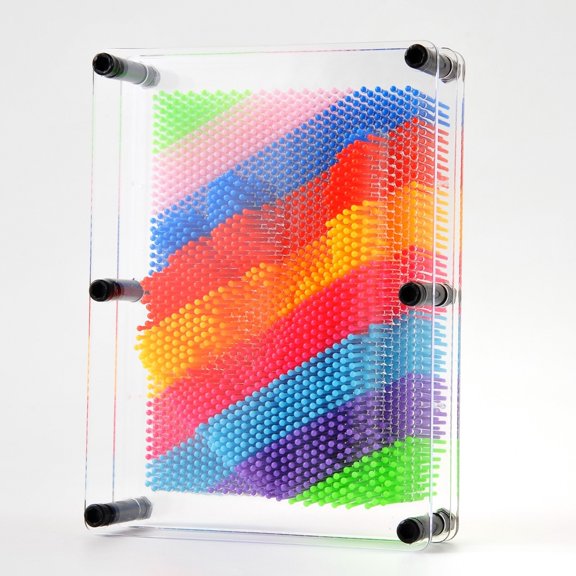 Colorful 3D Pin Art Boards for Kids and Adults Creative Sculptures
