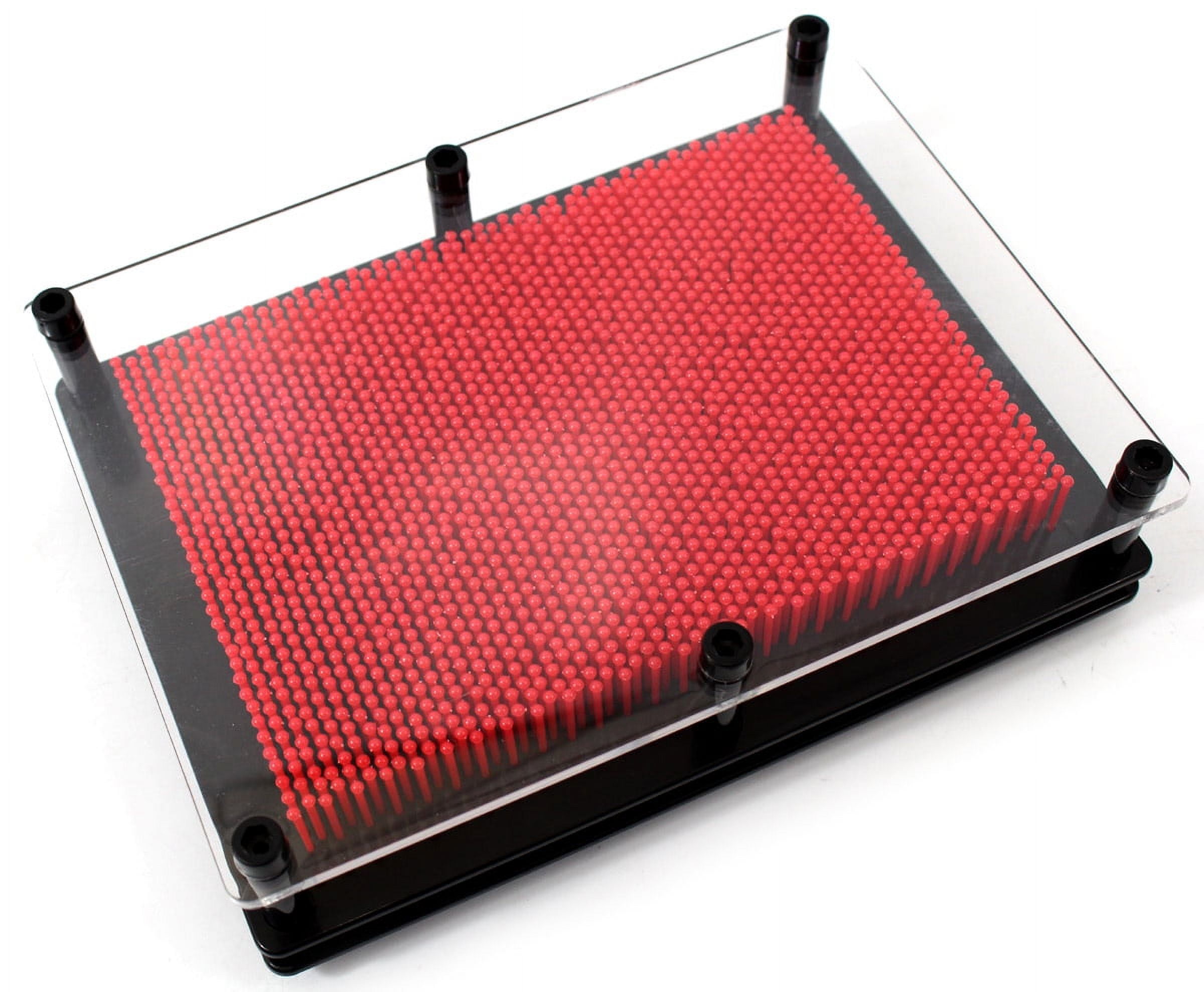 3D Pin Art Impression Board (Red) - Walmart.com