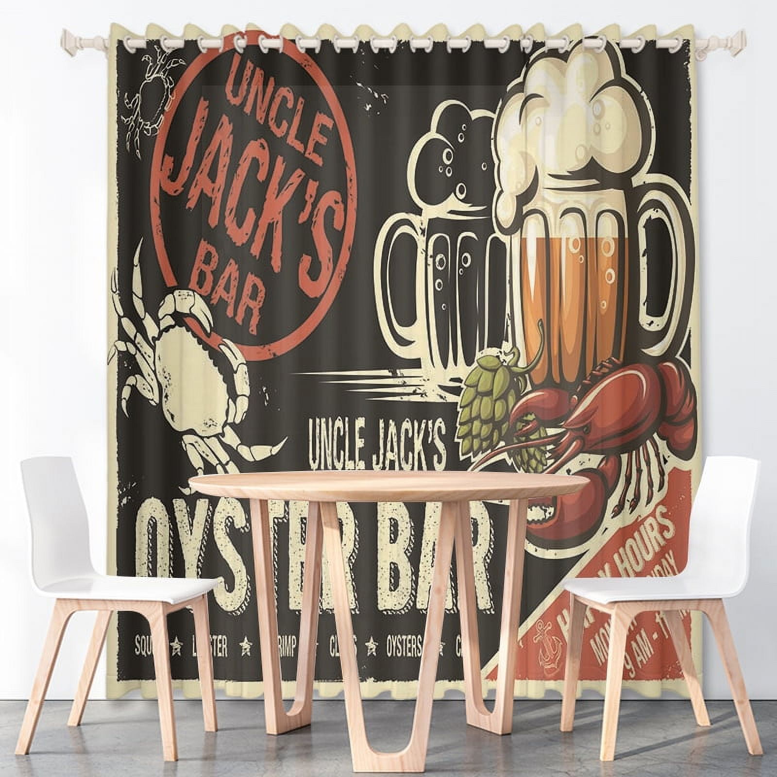 3D Pizza Custom Curtains Onion Hamburg ratio European Style Fashionable ...