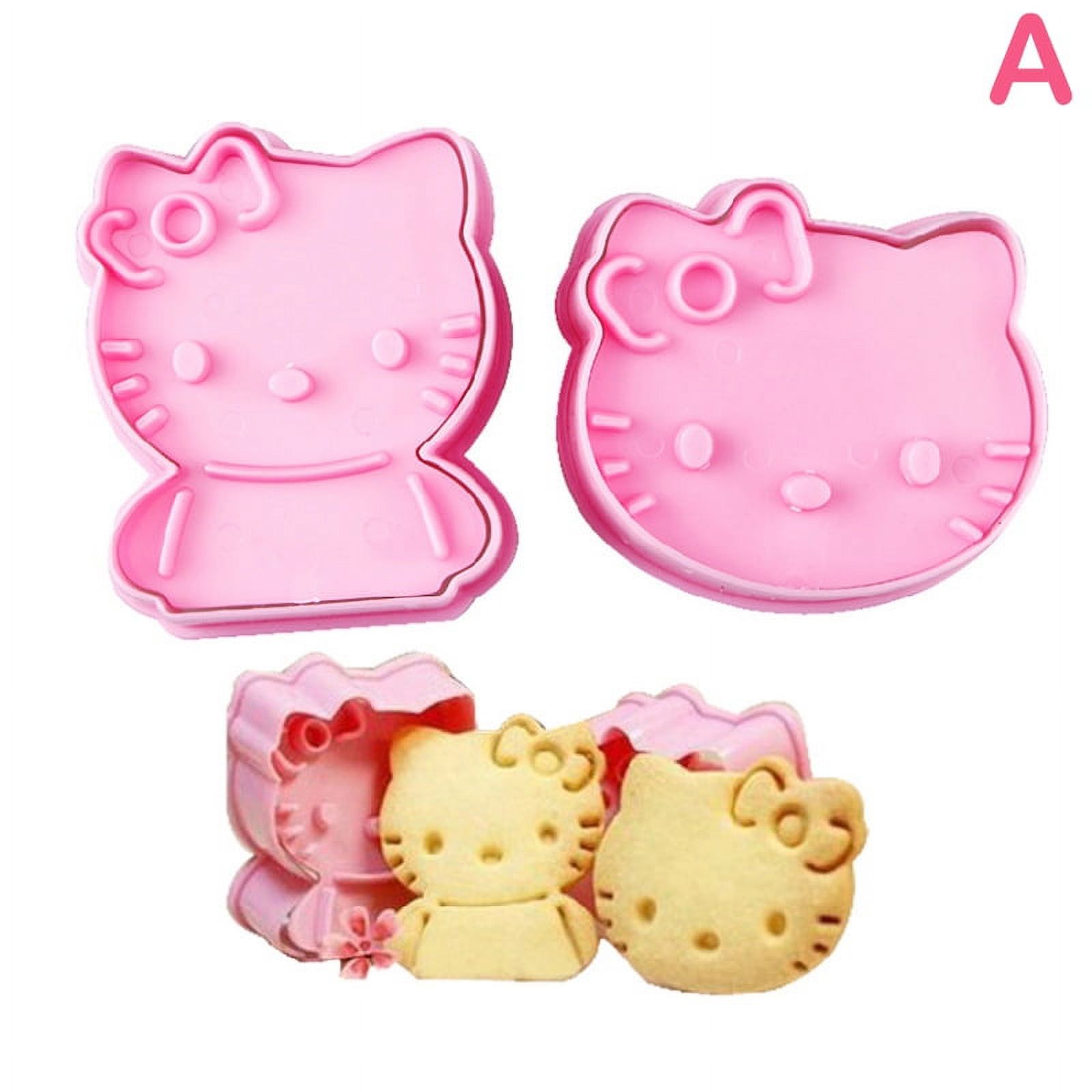 3D Plastic Cookie Cutter Set Mousse Cookie Stamp Pressure Fondant Cake ...