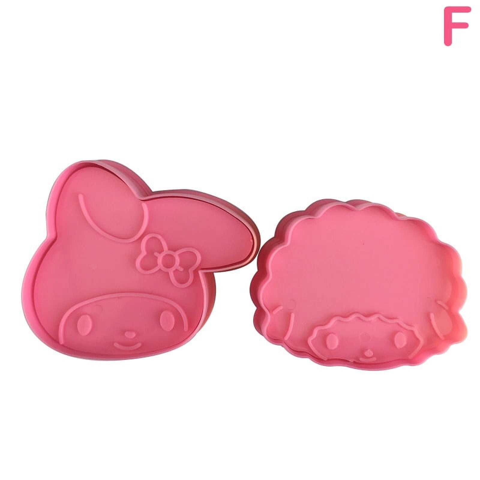 3D Plastic Cookie Cutter Set Mousse Cookie Stamp Pressure Fondant Cake ...