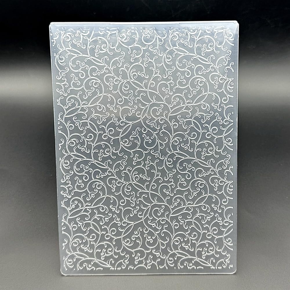 3D Plastic Embossing Folder KEF16 Template Dream Grass Pattern Texture ...