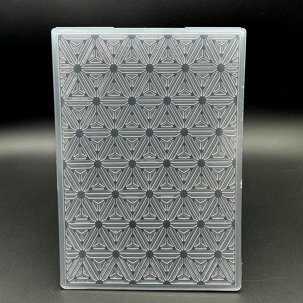 3D Plastic Embossing Folder MMF7 Template Modern Art Style Lines ...