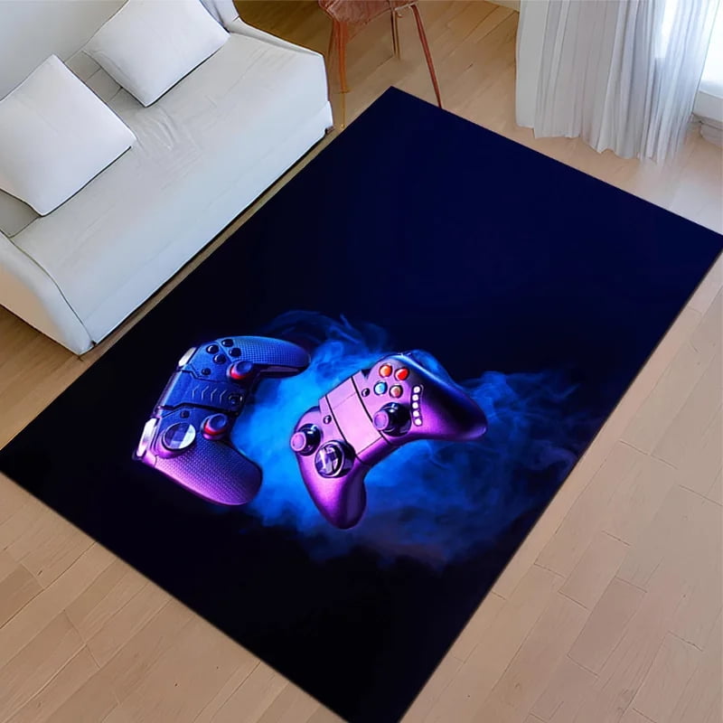 3D Player Anime Game Controller Handle Rug Children's Bedroom Study ...