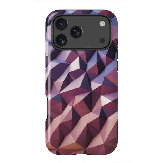 3D Polygons Pattern Modern Abstract Geometry Case with iPhone 17 to 11 ...