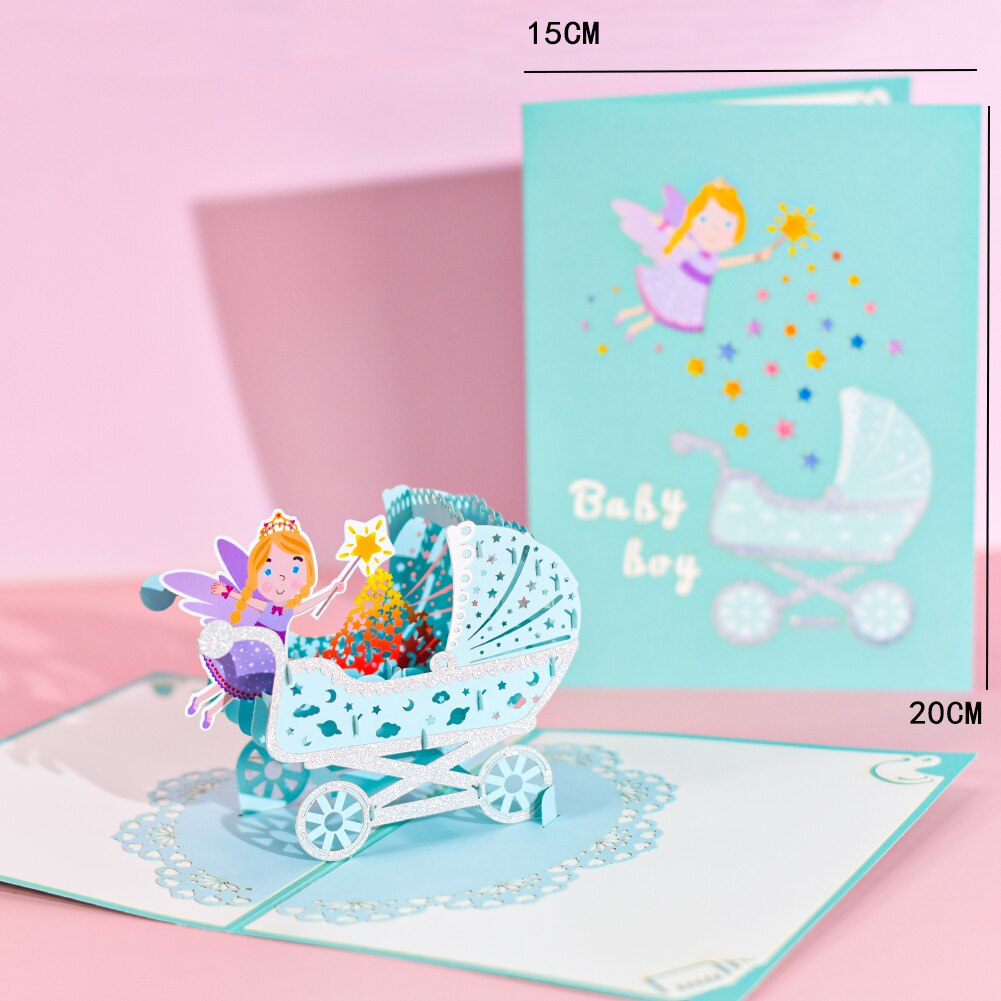 3D Pop Up Birthday Card for Kids Boy Girl Baby Shower First Birthday ...