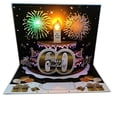 3D Pop Up Birthday Card with Musical Candle Cake Number Design and ...