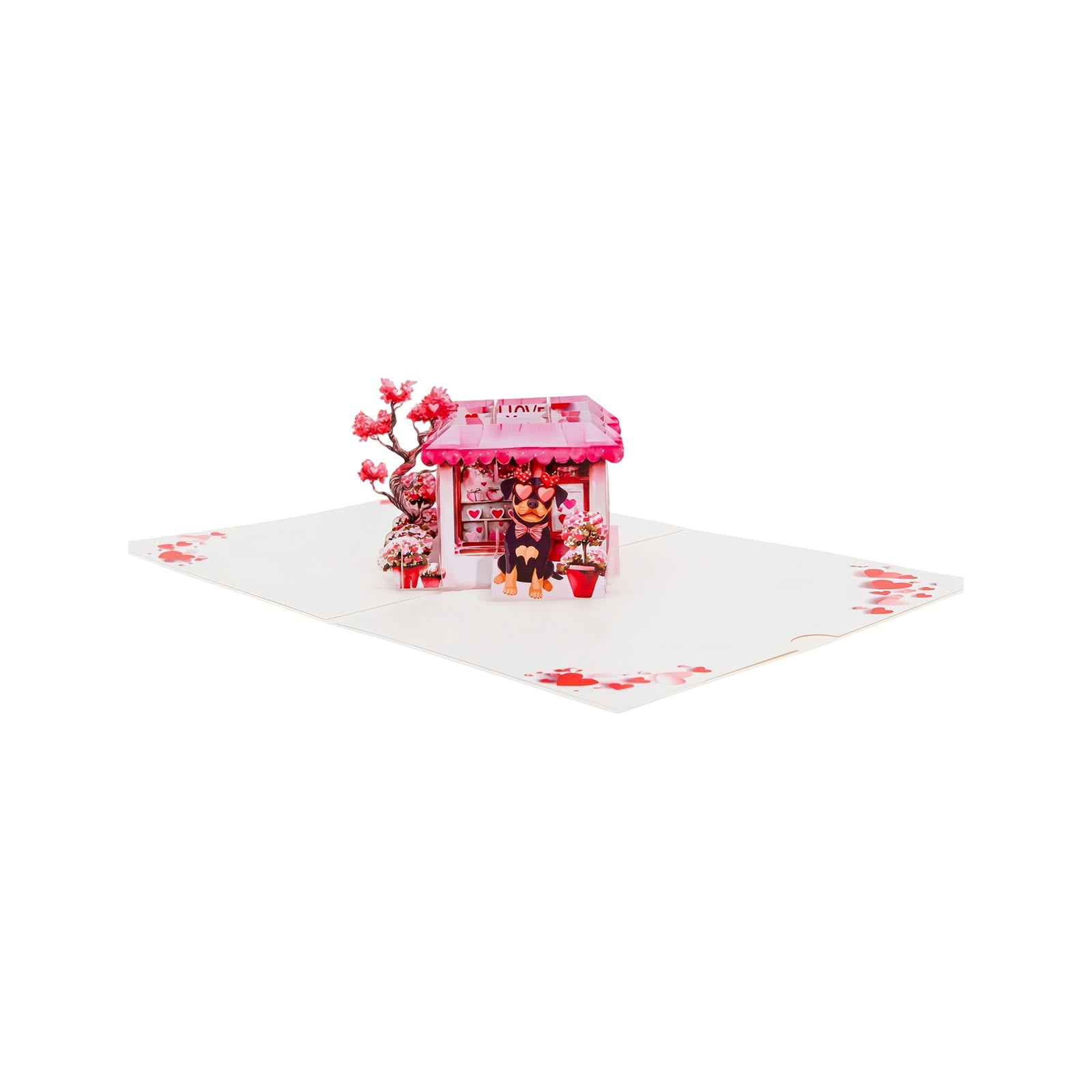 3D Pop-Up Greeting Card - Foldable 3D Pop-Up Design With Intricate ...