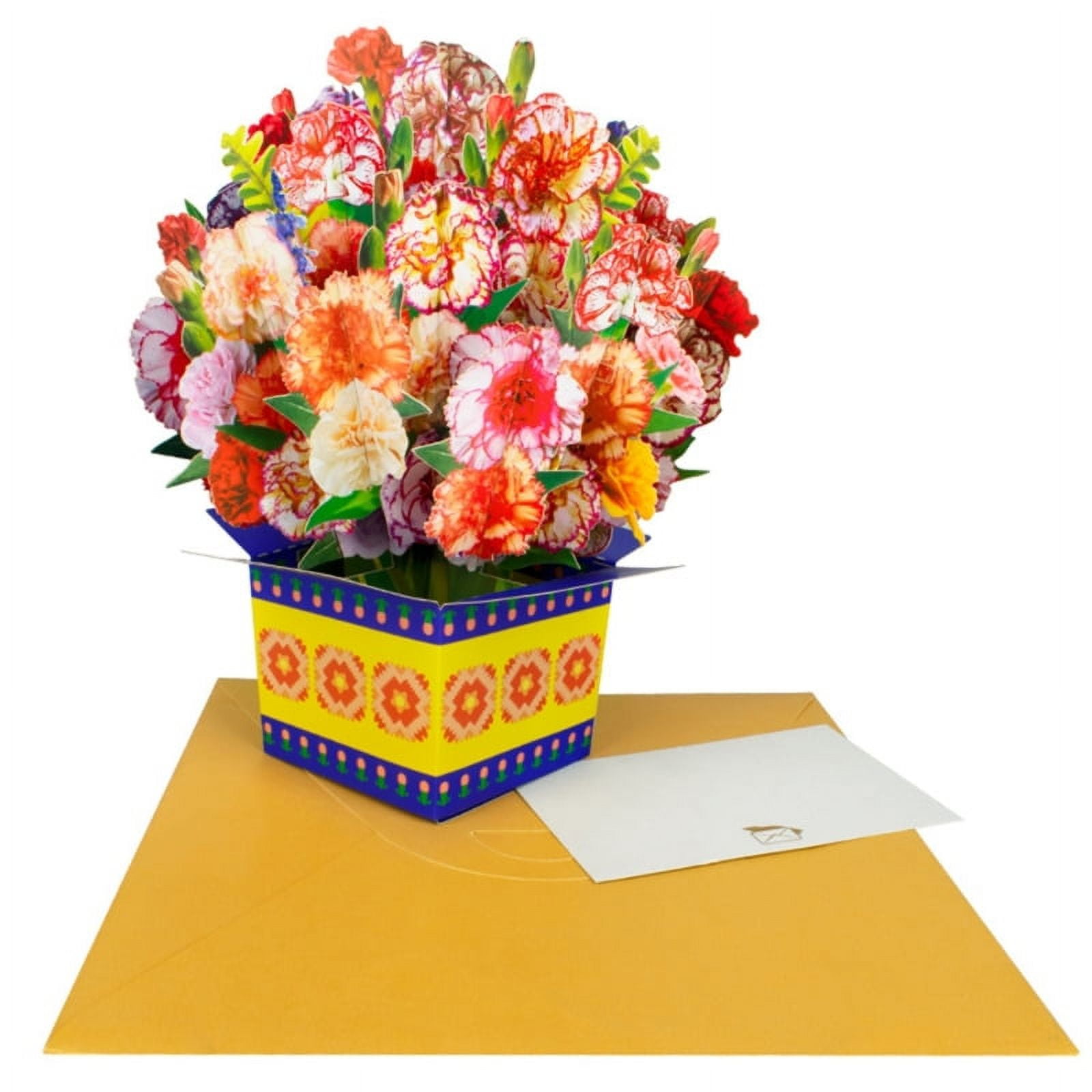 3D PopUp Bouquet Paper Flowers Card Rose/Lilies/Sunflowers/Tulips ...