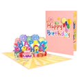 3D Popup Birthday Cards Cake Balloon Greeting Card for Dad Mom Happy ...