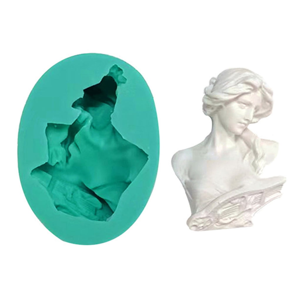 3D Portrait Sculpture Mold Biscuit Mold DIY Cartoon Press Baking Mold ...