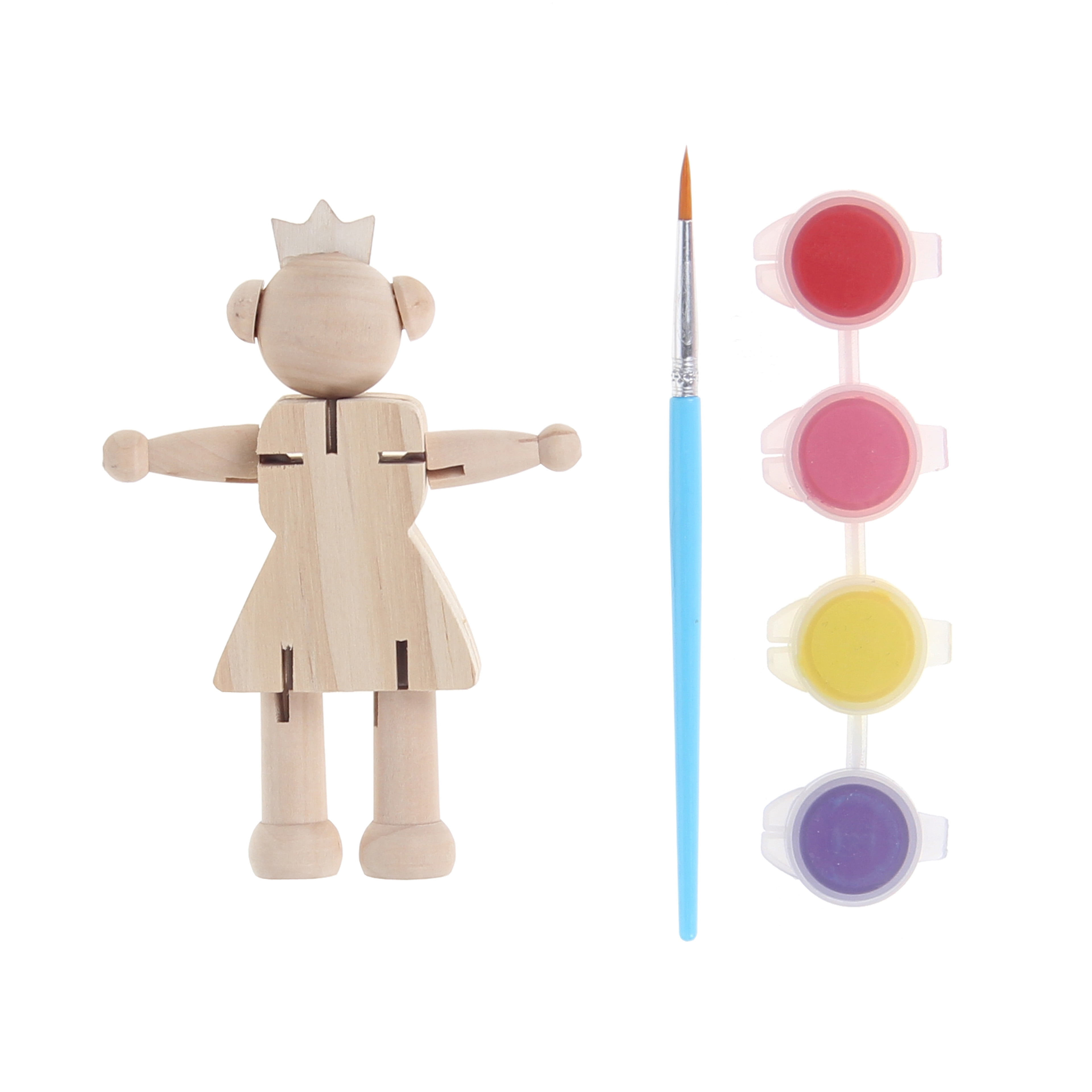 3D Princess Wood Figure by Creatology - Walmart.com