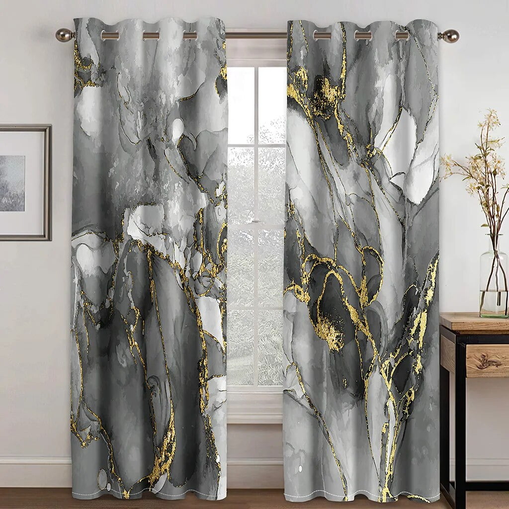 3D Print Abstract Abstract geometry Marble Blue Red Grey Design 2 ...