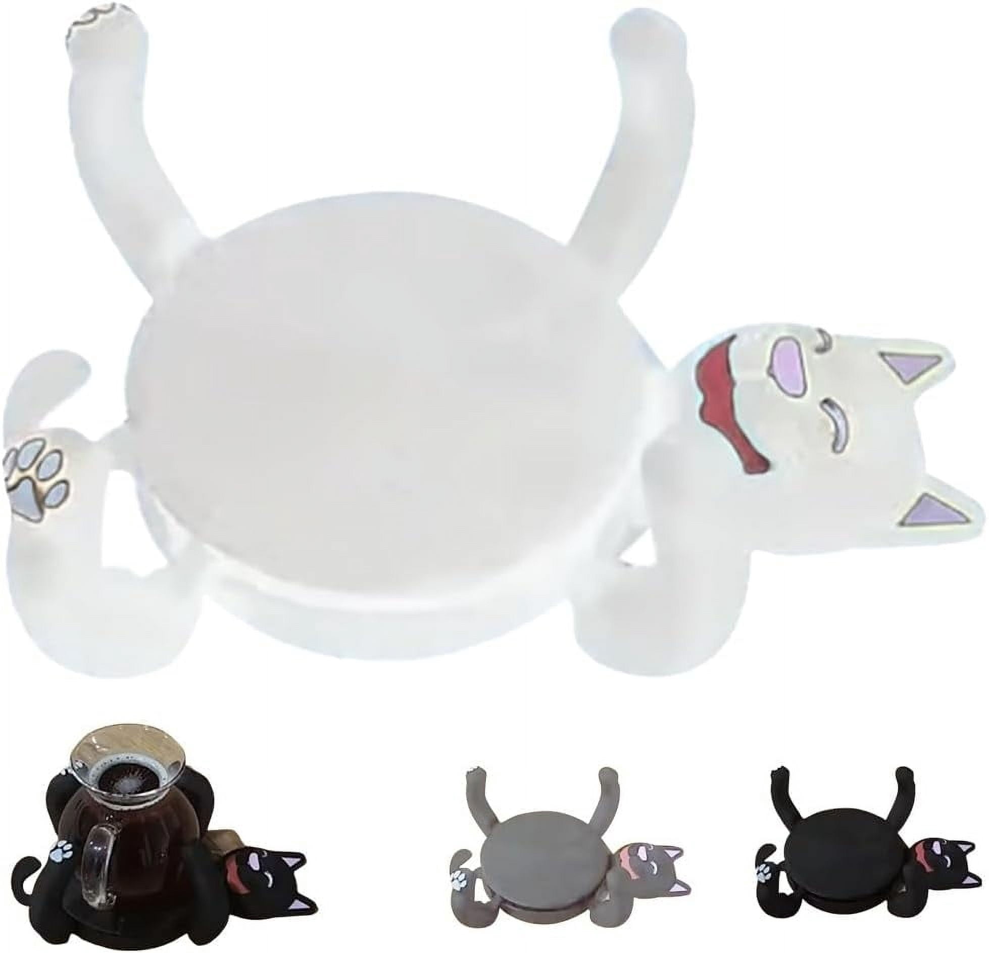 3D Print Cat Coasters, Novel and Cute Cat Mug Holder, Funny Creative ...