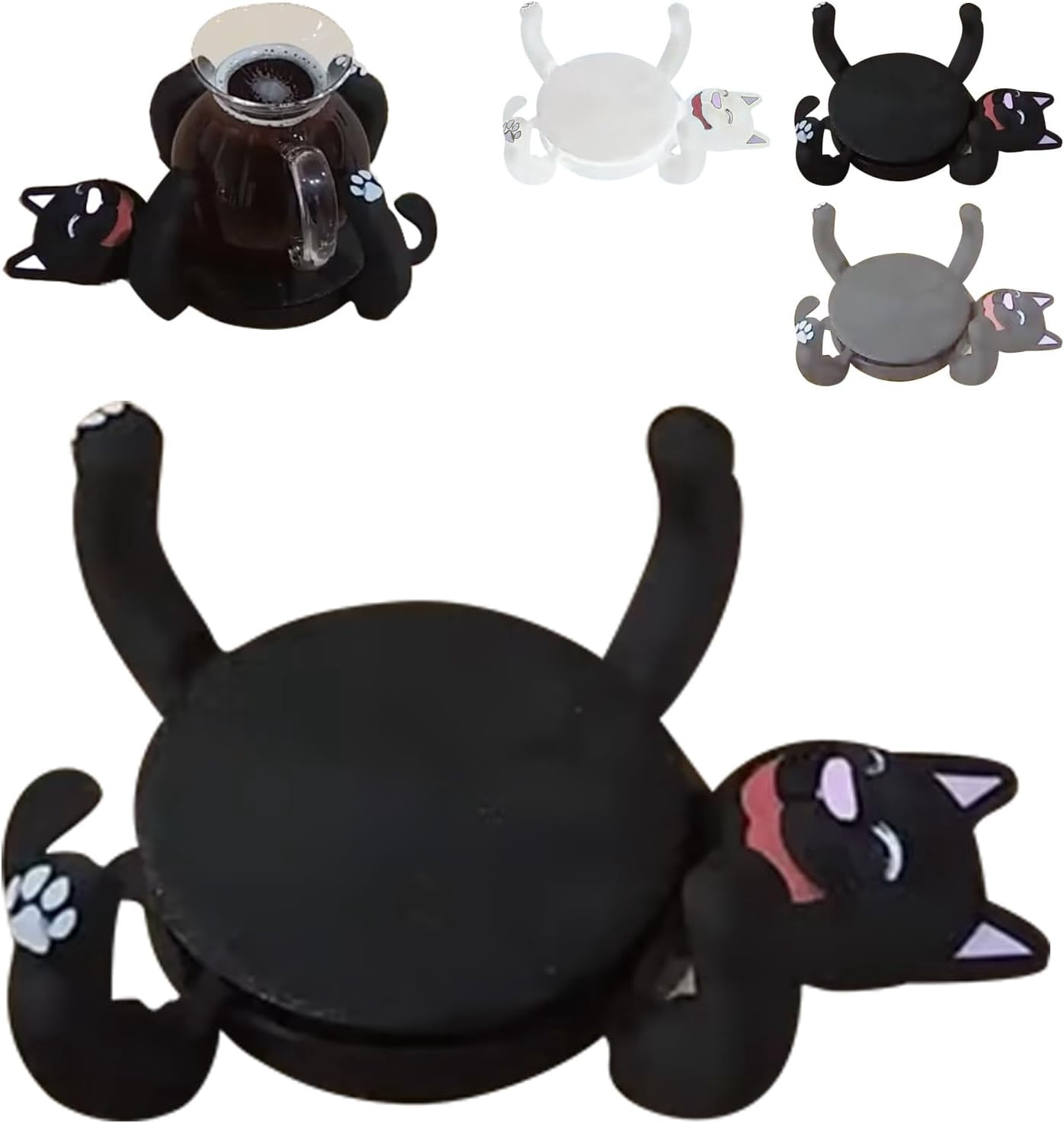 3D Print Cat Coasters, Novel and Cute Cat Mug Holder, Funny Creative ...