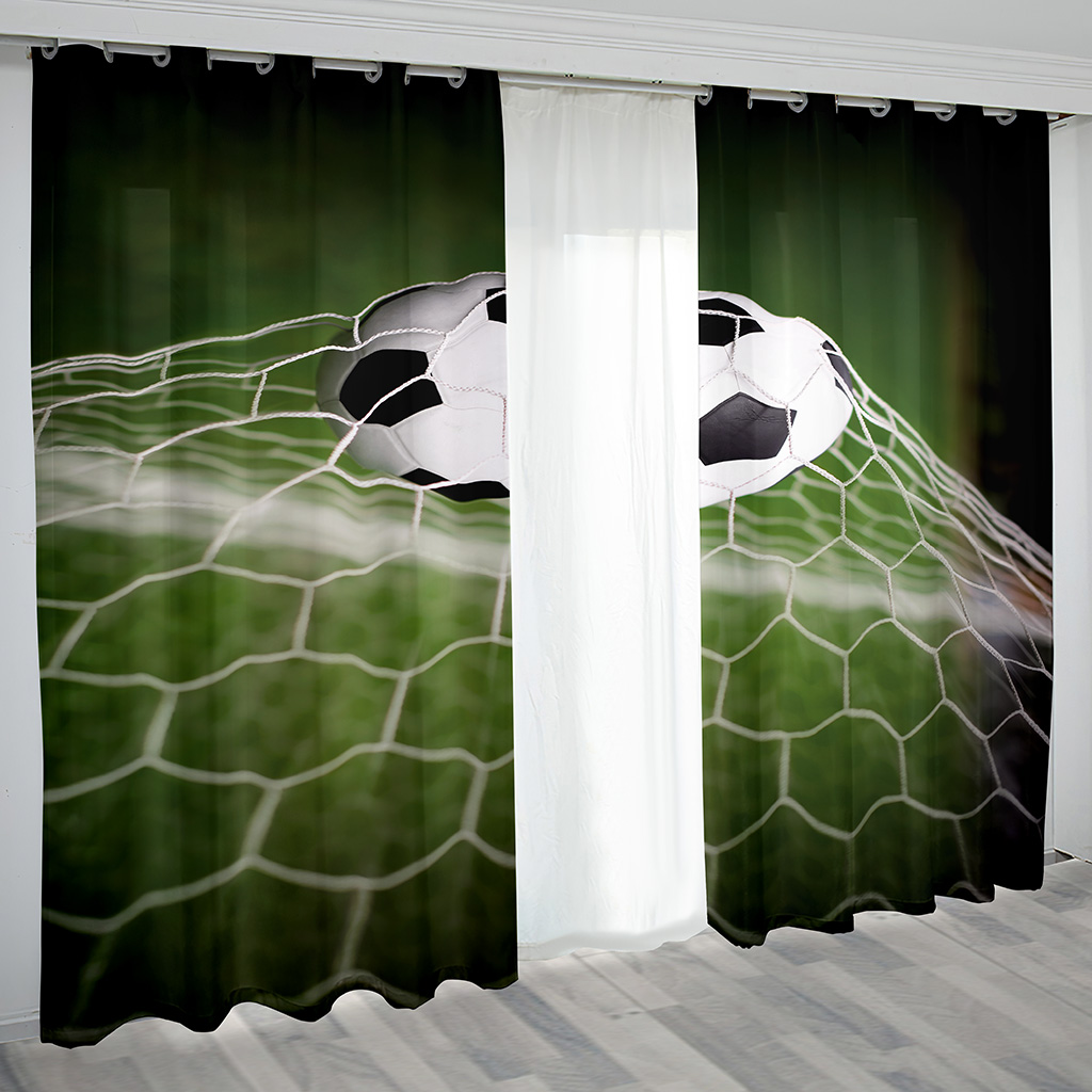 3D Print Colorful Cool Soccer Ball Football Sport Thin Semi Shading ...