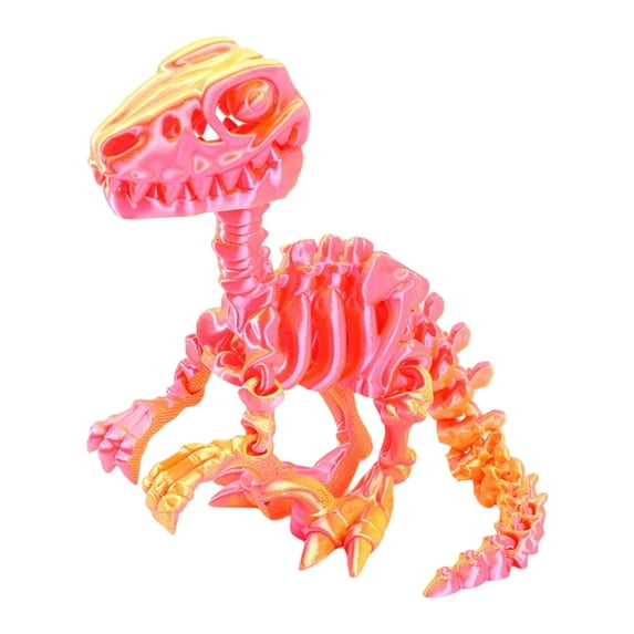 3D Print Dinosaur Bone Model Figure Dinosaur Skeleton Figurine with ...