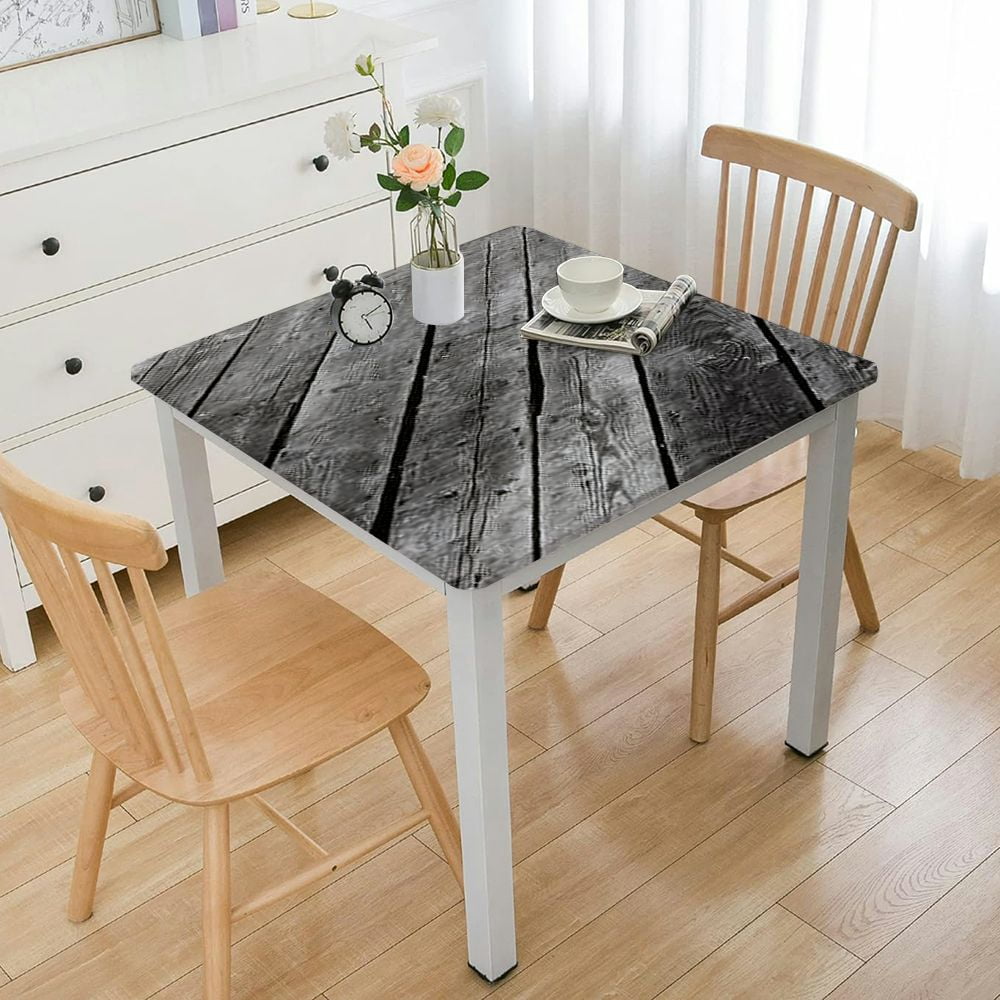 3D Print Fitted Table Cover Elastic Edged Polyester Waterproof Table ...