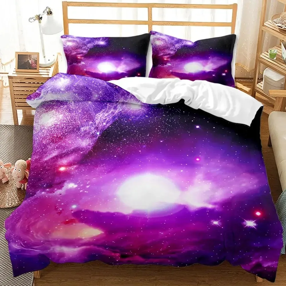 3D Print Galaxy Universe Outer Space Bedding Set Duvet Cover Bed Set ...
