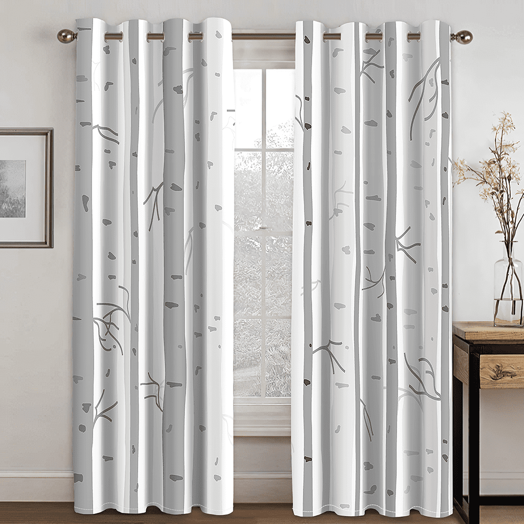 3D Print Modern Bamboo Stick Thin Semi-Shading 2 Pieces Shading Window ...