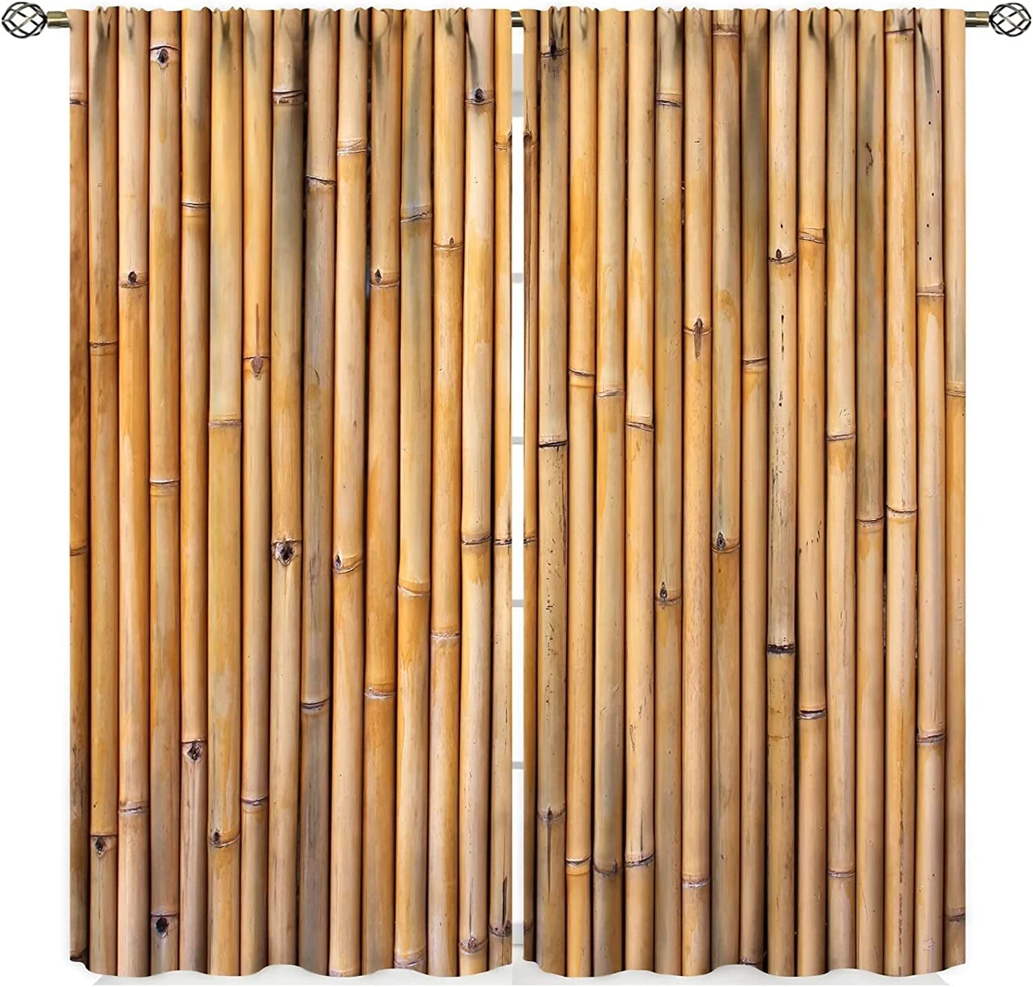 3D Print Modern Bamboo Stick Thin Semi-Shading 2 Pieces Shading Window ...