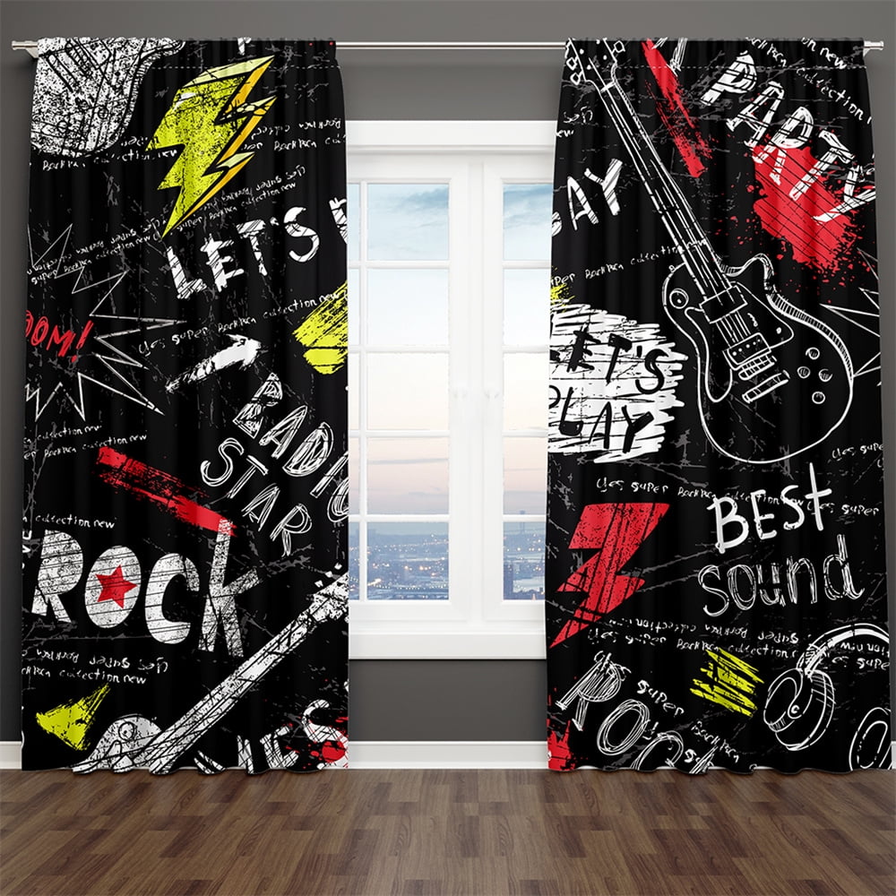 3D Print Modern Instrument Guitar Notes Cool Boy 2 Pieces Thin Shading ...