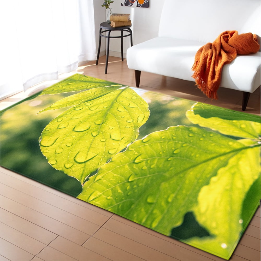 3D Print Poppies Flower Carpet Natural Scenery Floor Mat Sunlight ...