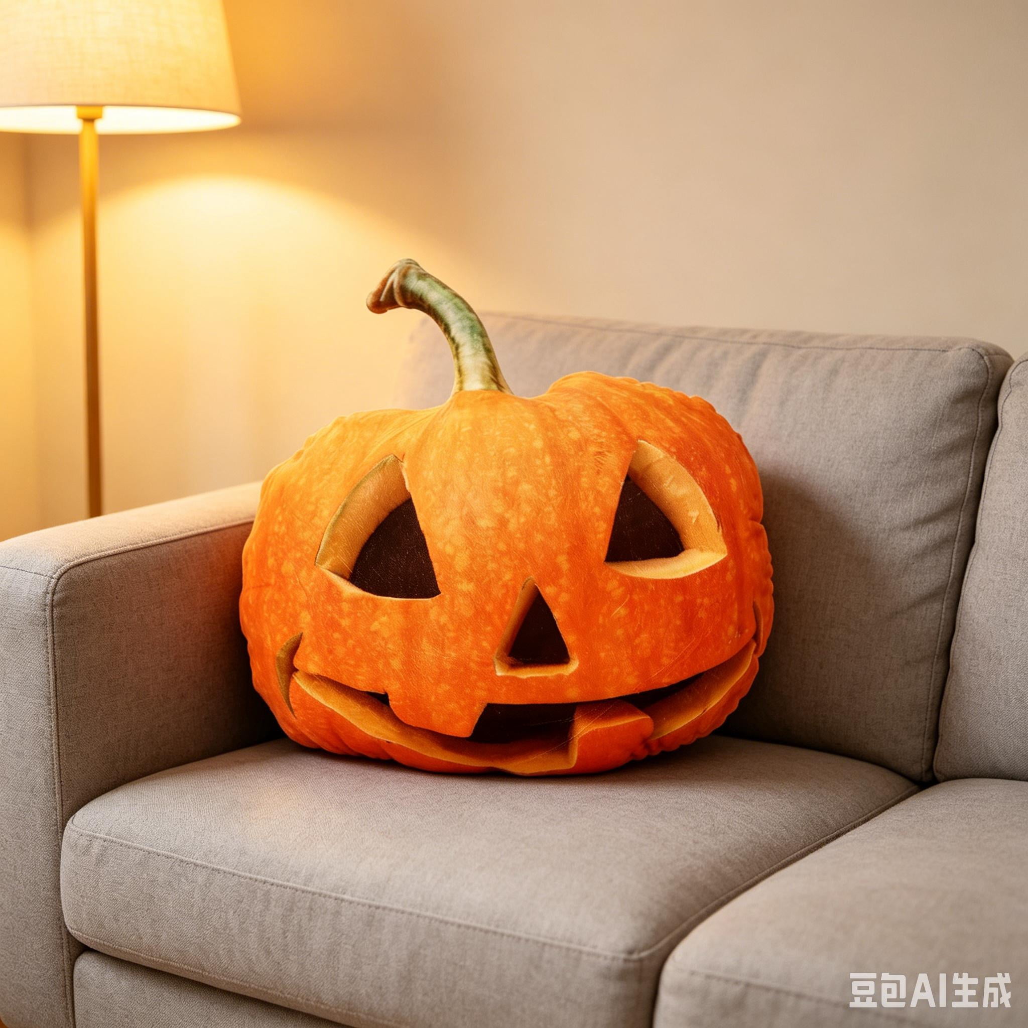 3D Print Pumpkin Plush Throw Pillows, Cute Lantern Shaped Stuffed ...