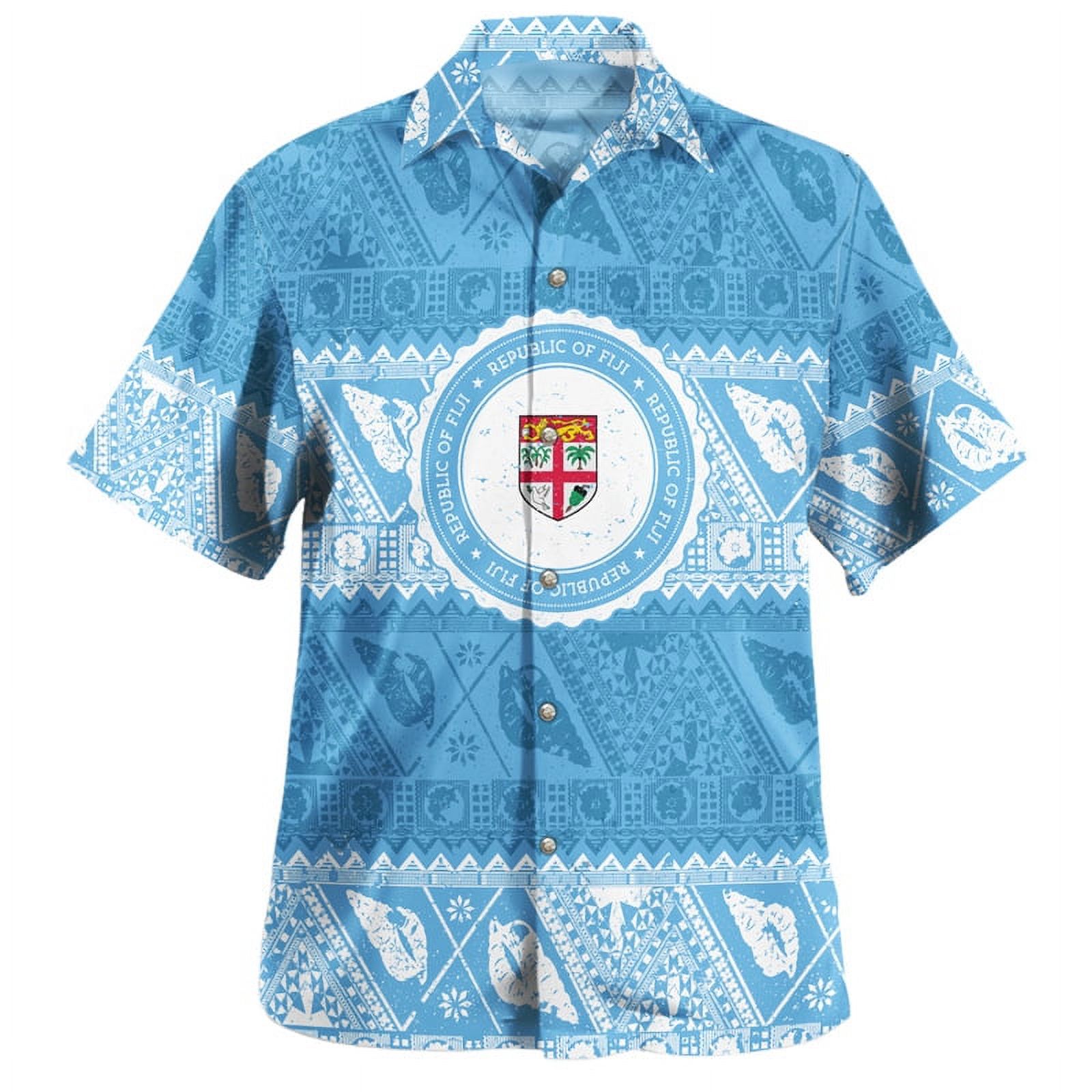3D Print Republic Of FIJI Flag Emblem Shirts Philippines Fiji Coat Of ...