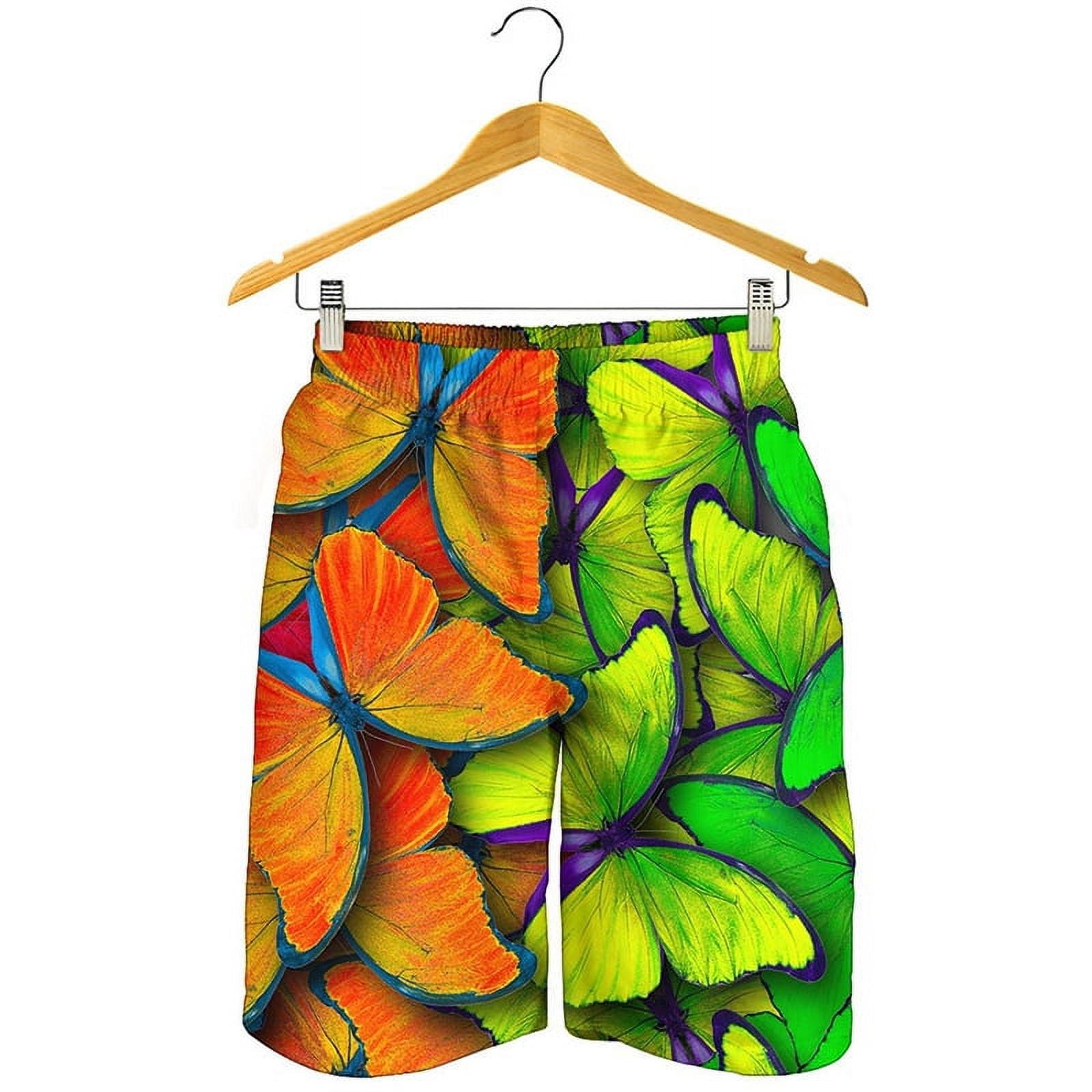 3d Print Shorts Mens Lgbt Gay Lover Colorful Beach Shorts Summer