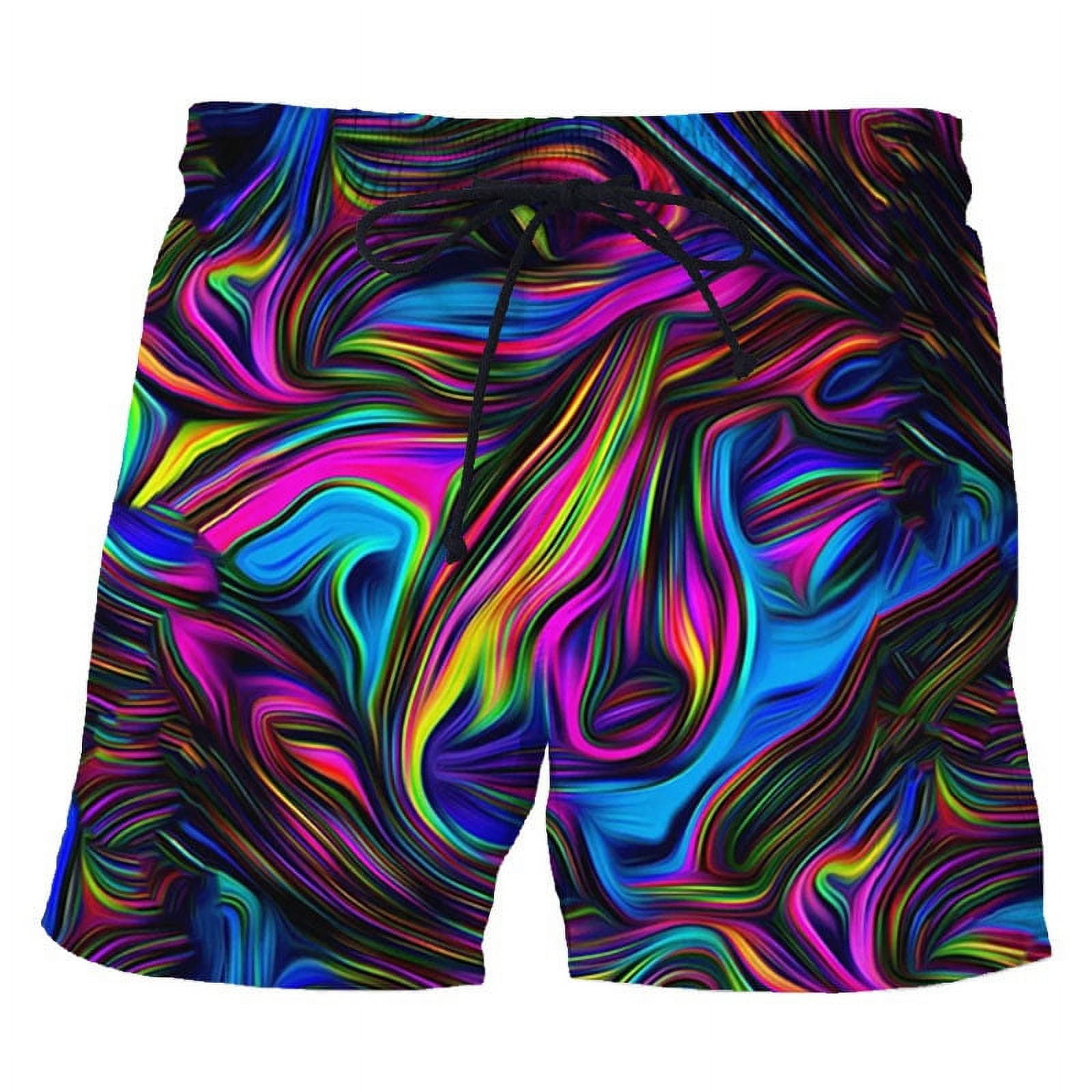 3D Print Vertigo Hypnotic Beach Shorts For Men Hot Sale Sports Casual ...