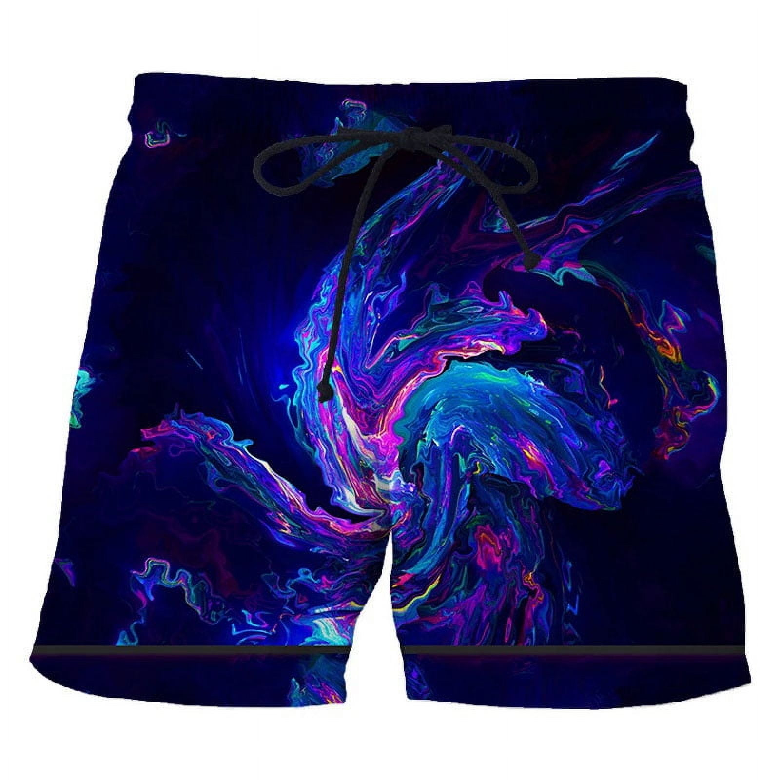 3D Print Vertigo Hypnotic Beach Shorts For Men Hot Sale Sports Casual ...