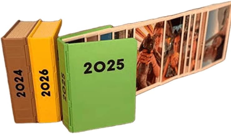 3D Printable Sliding Photo Album - 12-Month Memory Calendar Book ...