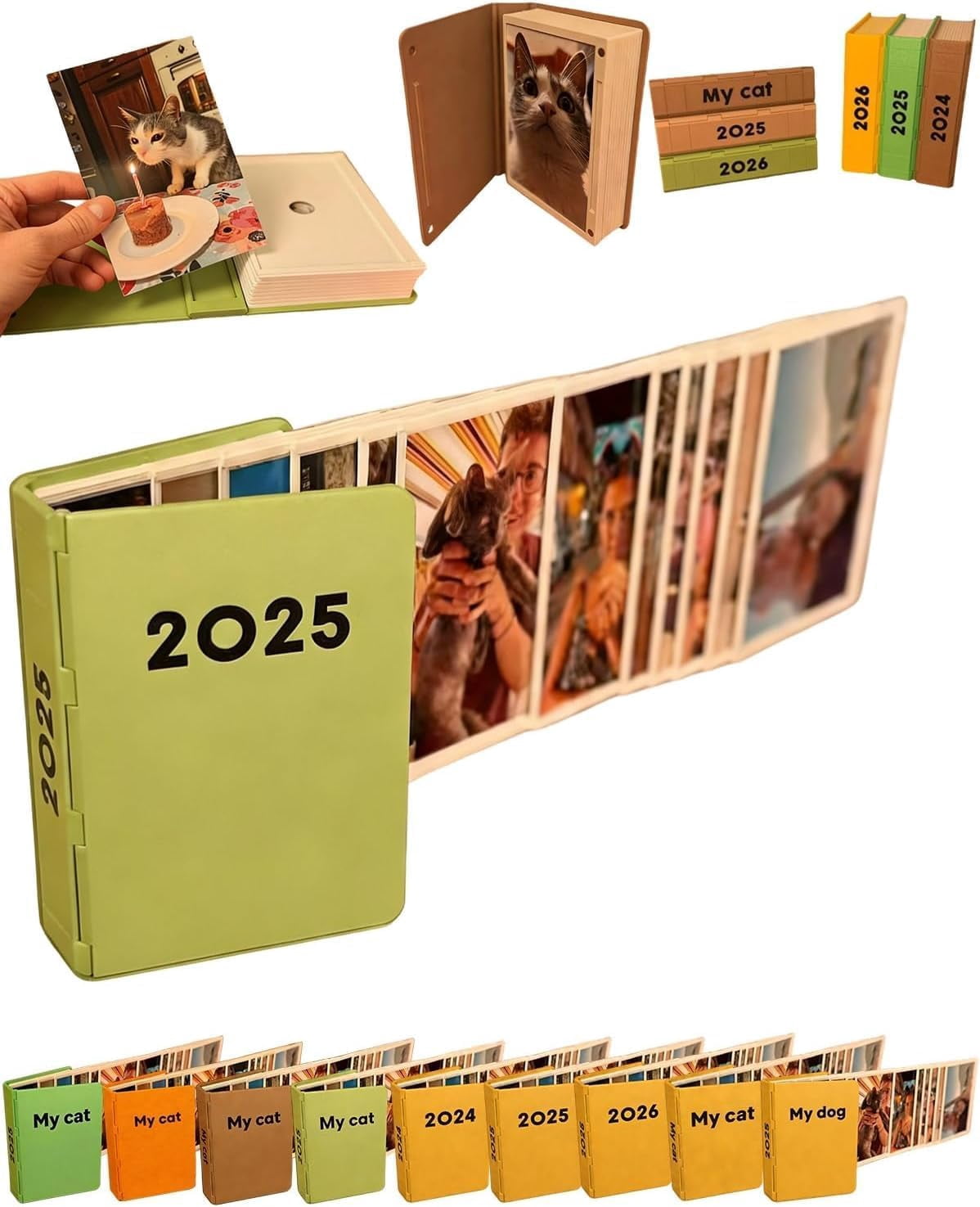 3D-Printable Sliding Photo Album,Memory Book, Cascading Memory Display ...